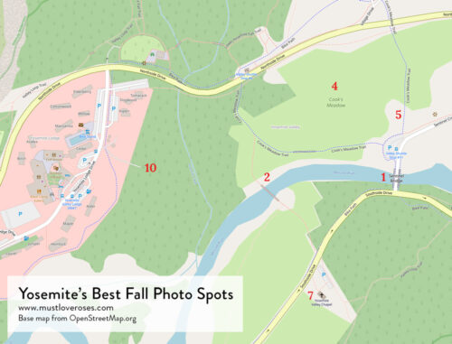 The Best Places to See Fall Colors in Yosemite National Park